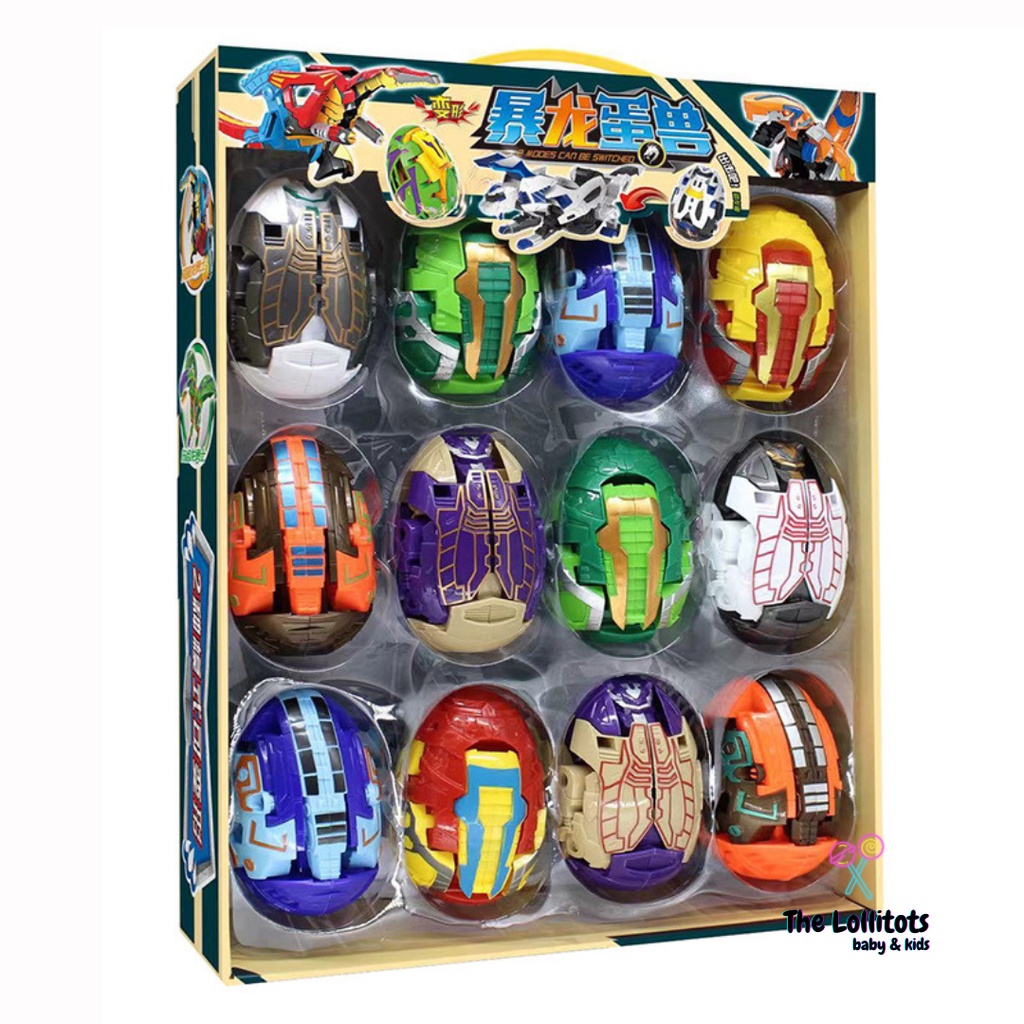 Baby Kids Children Deformed Dinosaur Surprise Egg Transformed Dino ...