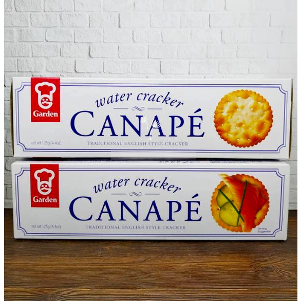 (EXP: 11/2025) Garden CANAPE Water Cracker (125g) Traditional English ...