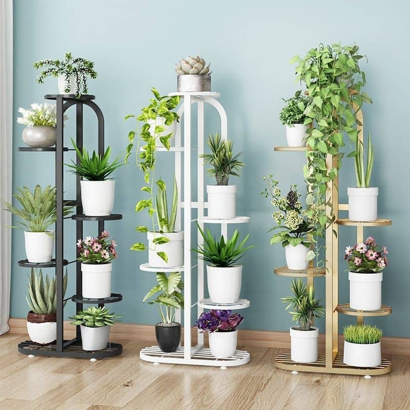 RAK PASU BUNGA BERTINGKAT/MULTI FLOWER RACK/HEIGHT 125CM (8 POT ...