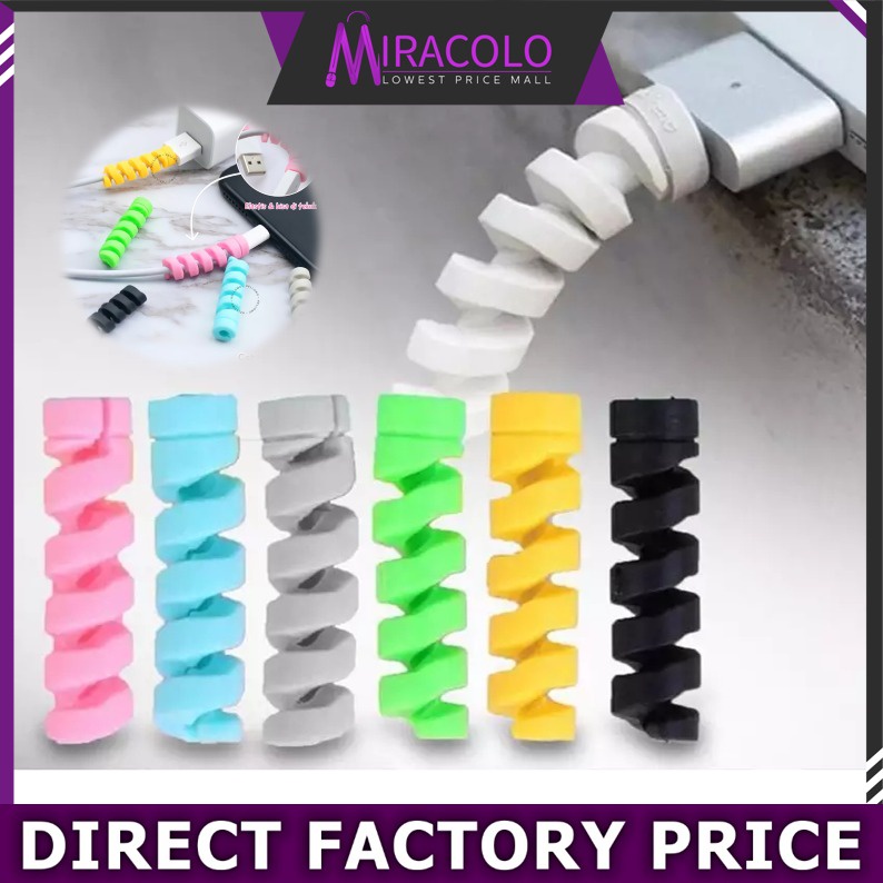 MIRA Cable Protector Wrapper Wire Protection Charger USB Headphone ...