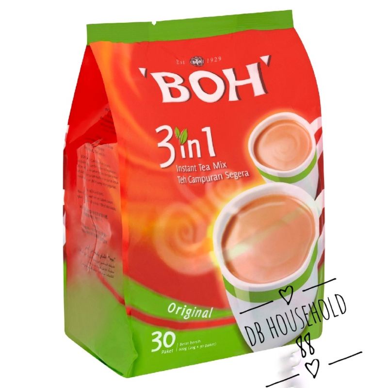 [Boh]Instant Tea Mix 3in1 Teh Tarik 30s | Shopee Malaysia