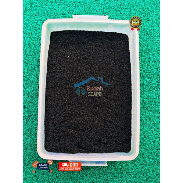 HITAM The Smoothest Black Malang Sand Grade A 0.1 premium 1kg Packaging ...