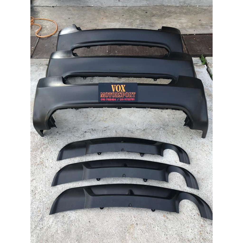 1 pp ori 1:1 diffuser boleh buka fd type r rear bumper belakang fit for ...