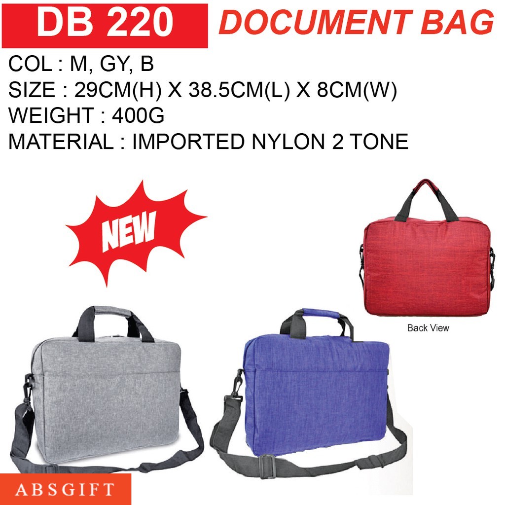 DOCUMENT BAG DB220 / Doorgift / Souvenir / Gifts / Event / Hadiah ...