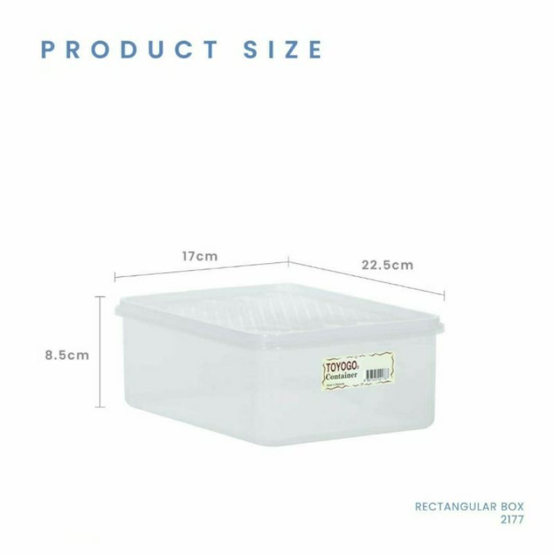 TOYOGO Food Container Reusable Food Grade Plastic Storage Box Quality ...