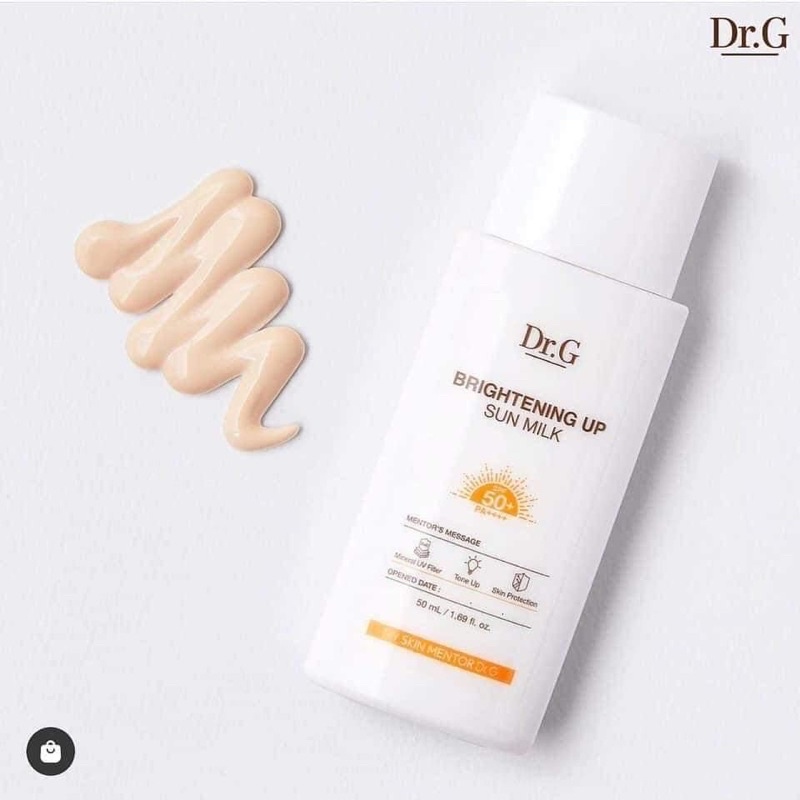 [FULL Box] Dr.G Brightening Up Sun Milk DrG 50ml | Shopee Malaysia