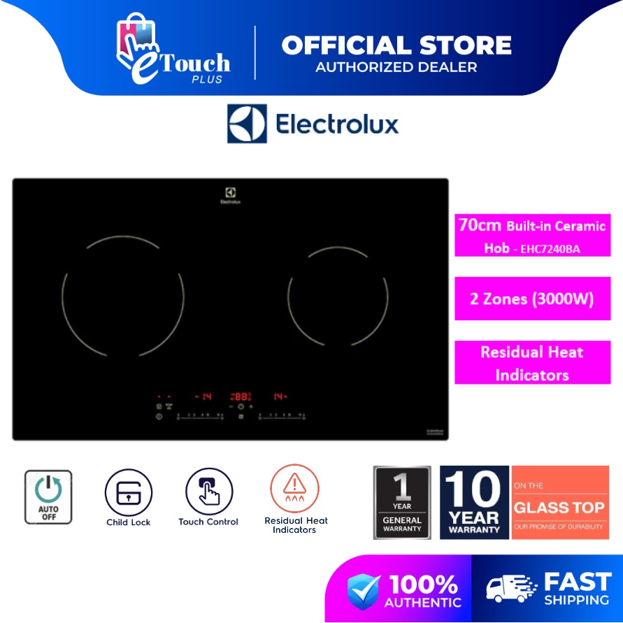 Electrolux Built In Ceramic Hob - Residual Heat Indicators (3000 W ...