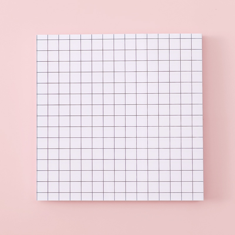 Old Style Sticky Notes Grid Blank Line Grid Sticky Notes Plain White ...