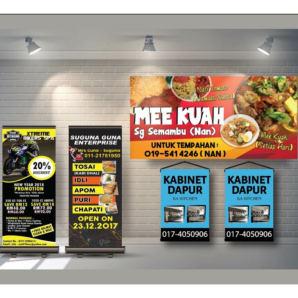Upah Design Banner & Bunting | Shopee Malaysia