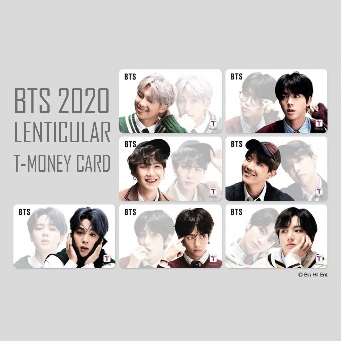 BTS Lenticular T-MONEY CARD (Cashbee) | Shopee Malaysia
