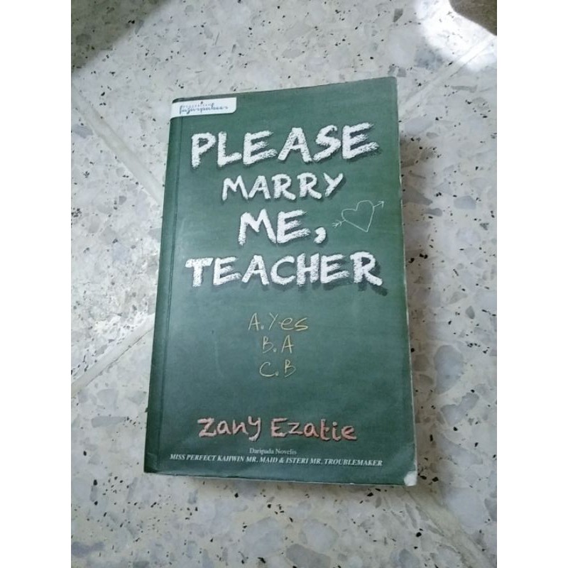 PLEASE MARRY ME, TEACHER | Shopee Malaysia