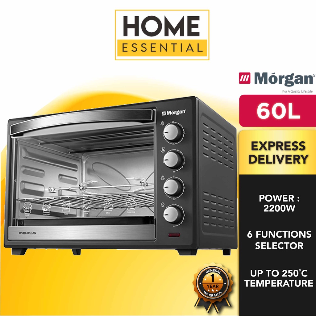 Morgan Electric Oven with Convection & Rotisserie Function (60L) MEO-602RC | Shopee Malaysia
