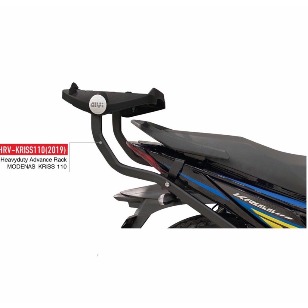 GIVI Mr3 Kriss 110 Heavuduty J Rack 2019-2022 KAKI RACK GIVI BOX B32 ...