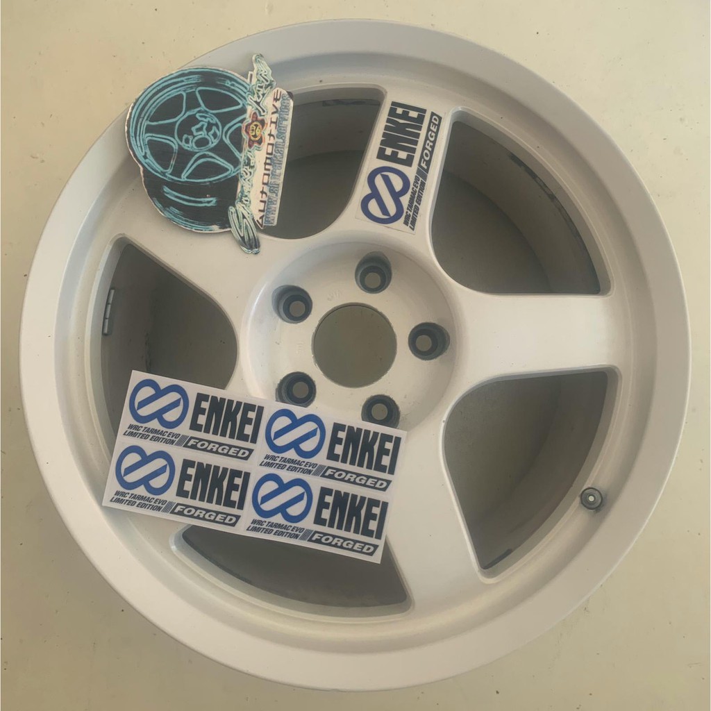 Sticker Rim Enkei Tarmac WRC Evo | Shopee Malaysia