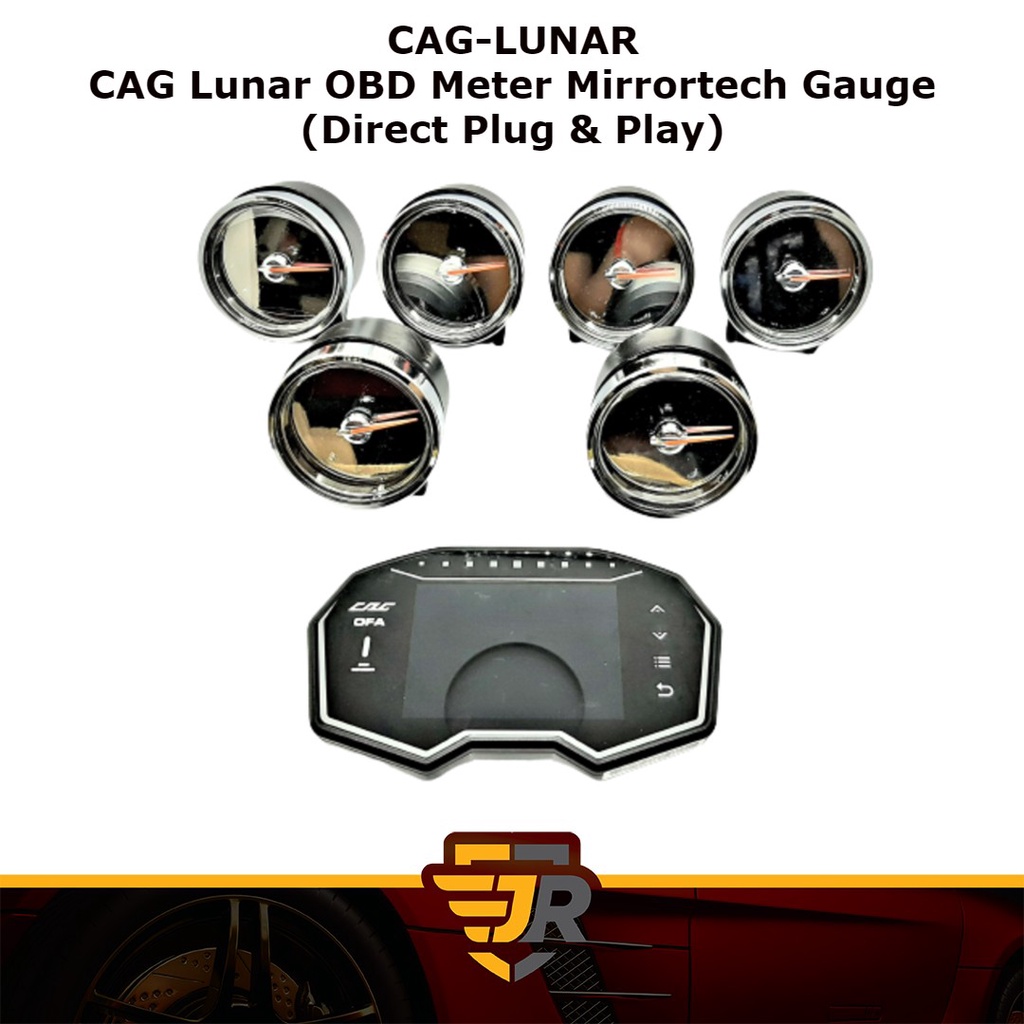 CAG Lunar OBD Meter Mirrortech Gauge (Direct Plug & Play) | Shopee Malaysia