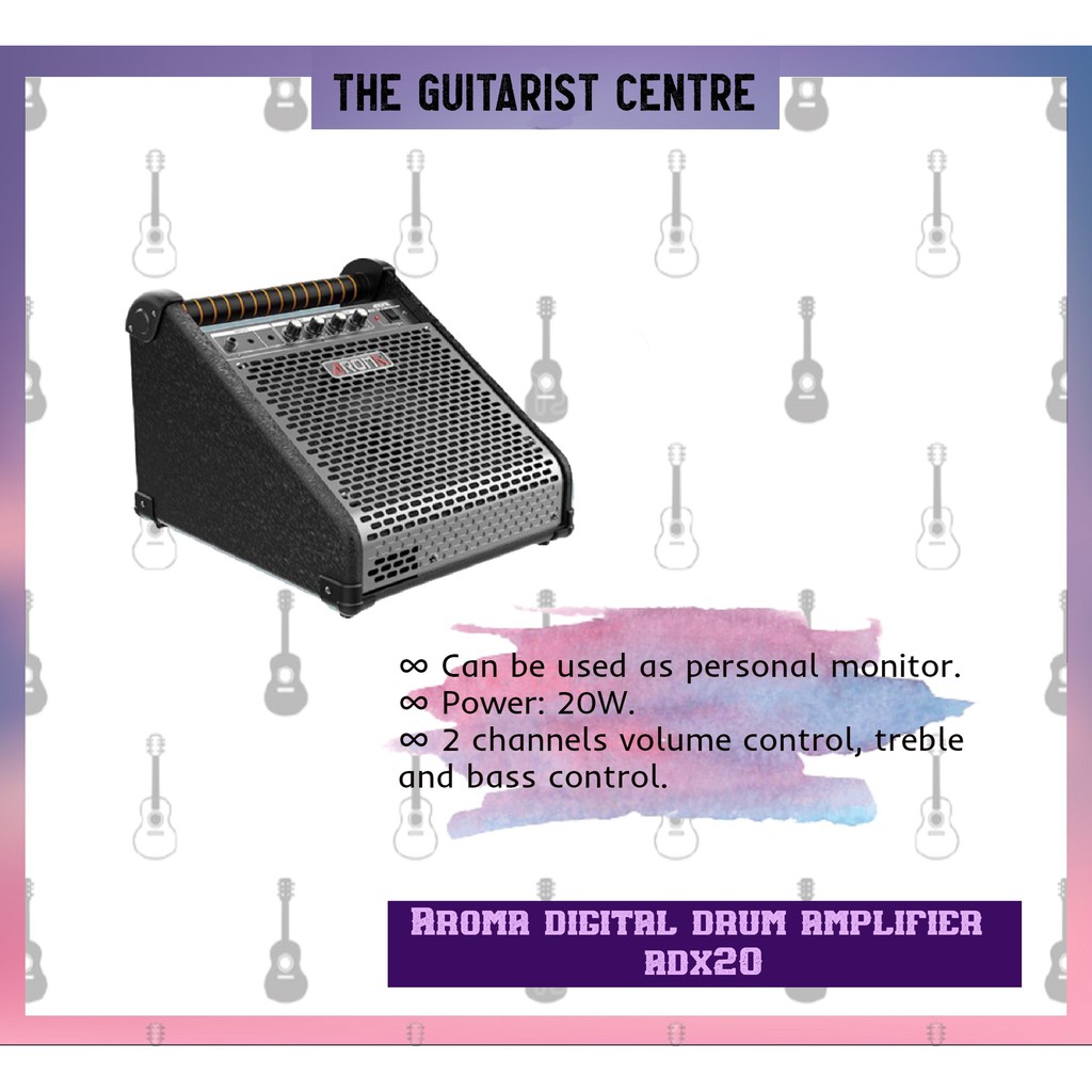 【ADX-20】20Watt Aroma Digital Drum Amplifier/Keyboard Amplifier/Monitor ...