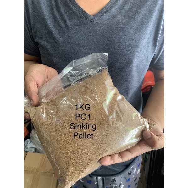 1kg PO1 Sinking Pellet Food Fish for tropical / Betta / Barbs / Mollies ...