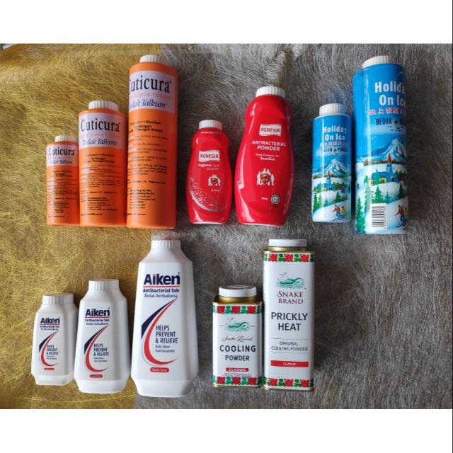 powder talc/bedak badan (berubat)anti gatal | Shopee Malaysia