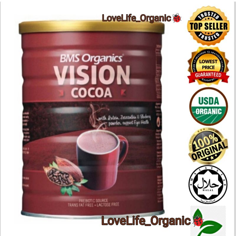 BMS Organics Vision Cocoa Powder (800g) (Chocolate Drink) (Minuman ...