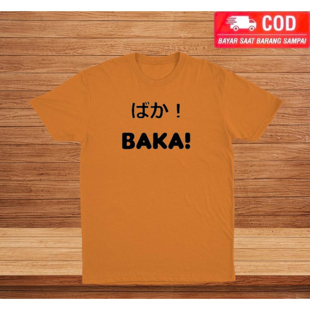 Japan Baka Japanese Writing T-Shirt Japanese Chinese Fashion Tops ...
