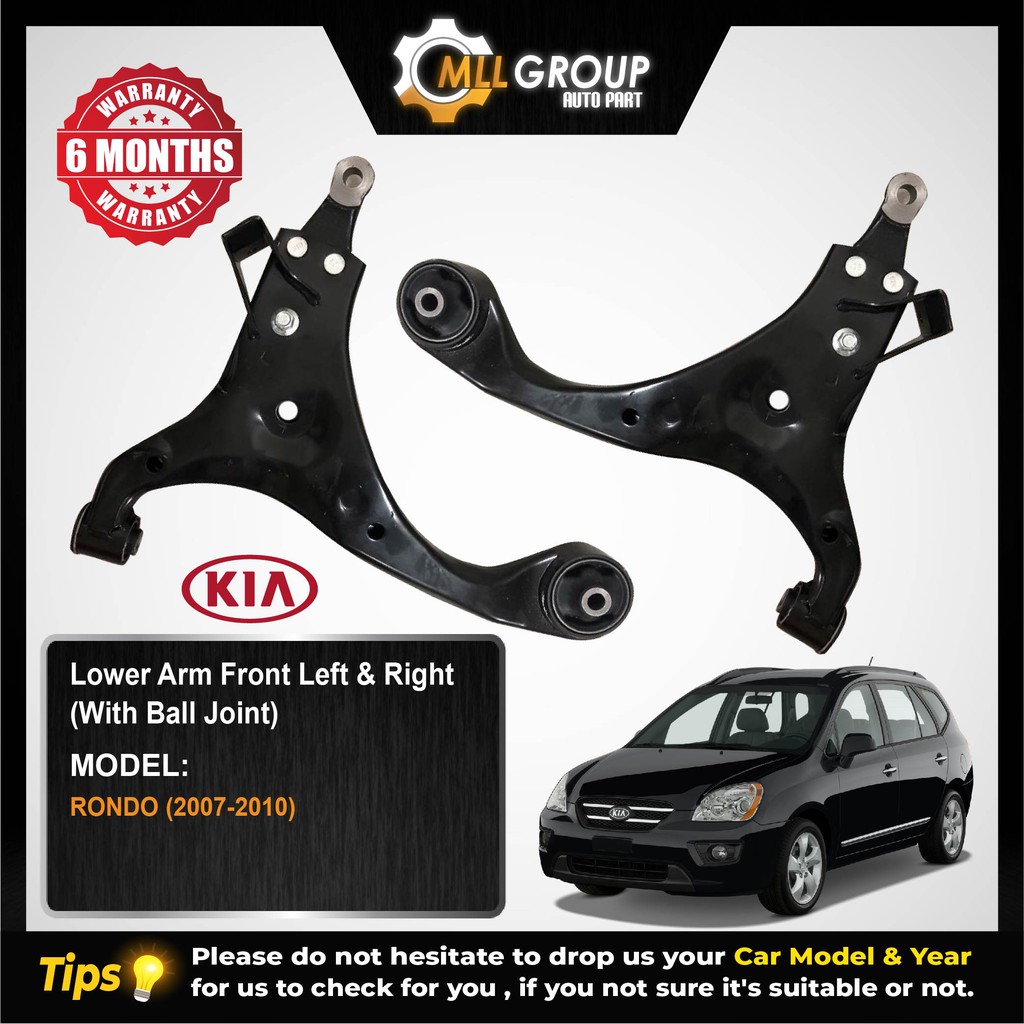 (MLL) KIA RONDO 2007-2010 LOWER ARM FRONT LEFT & RIGHT - (WITH BALL ...