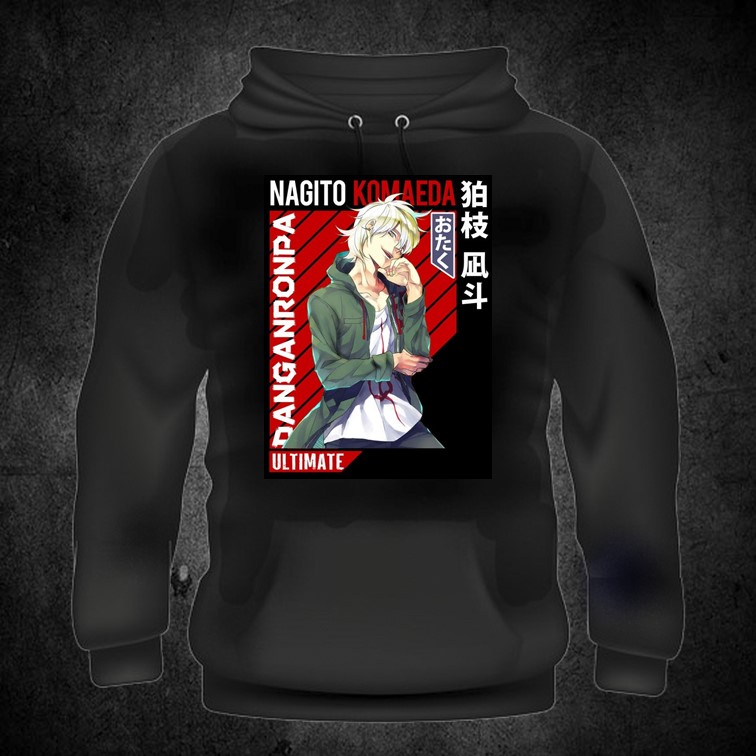DANGANRONPA NAGITO KOMAEDA Printed hoodie unisex | Shopee Malaysia