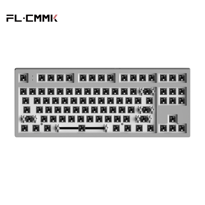 FL·ESPORTS Mk870 Wired TKL Mechanical Keyboard Kit 87-Key Hot-Swappable ...