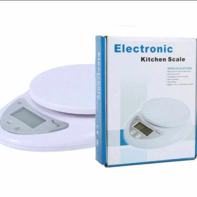 🇲🇾Digital Electronic Scale 1g-5000g Cute Home Scale Kitchen Scale ...