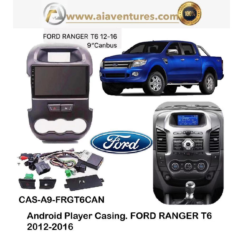 Android Player Casing 9" FORD RANGER T6 2012-2016 | Shopee Malaysia