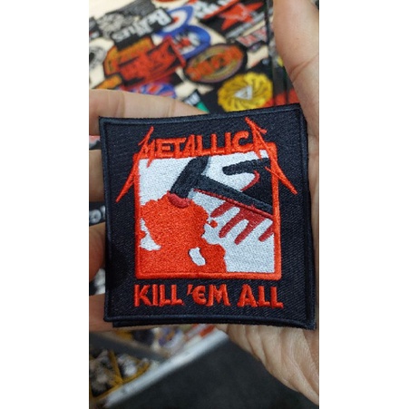 PATCHES METALLICA KILL EM ALL | Shopee Malaysia