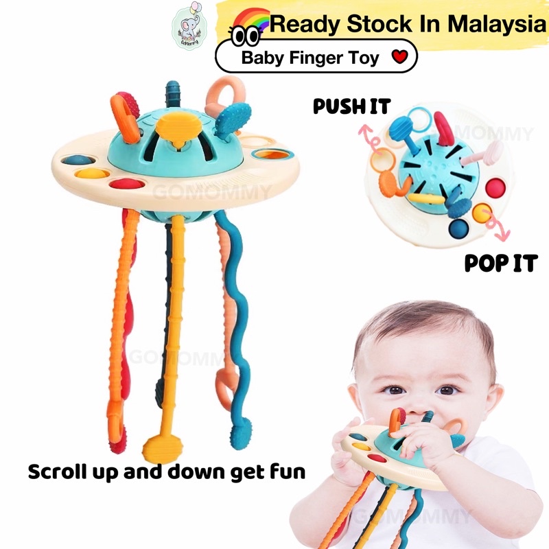 Baby Finger Toy Busy Toy Mainan Jari Mainan Bayi kanak Early Education ...