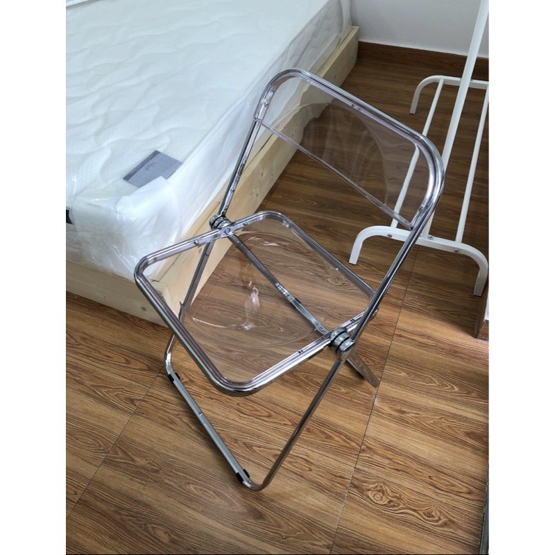 Aesthetic Transparent Instagrammable Foldable Chair Bony | Shopee Malaysia