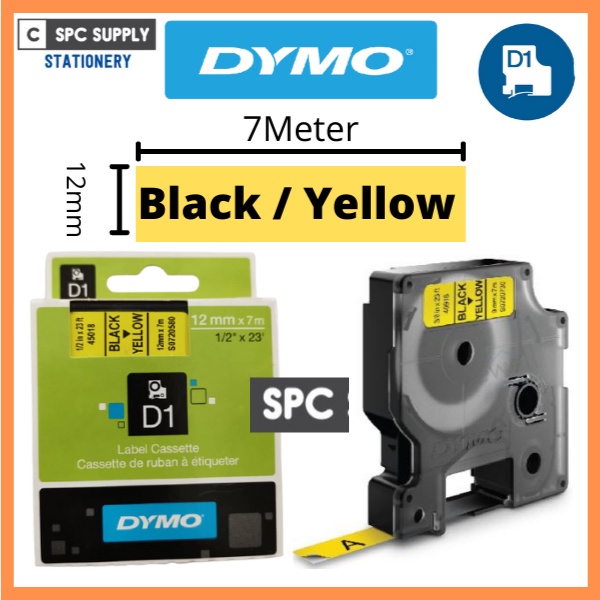 DYMO D1 Label Cassette Tape( 6MM/9MM/12MM X 7M)*Ready Stock*Dymo ...