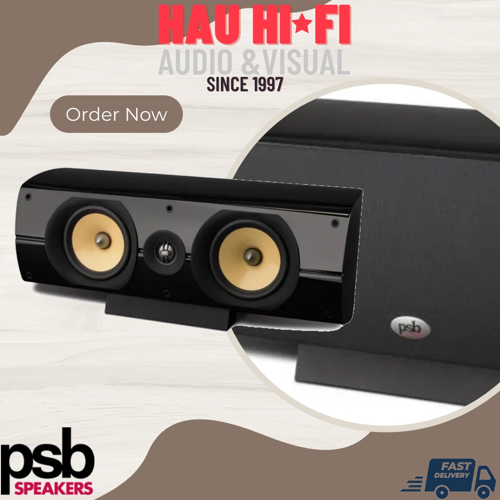 PSB Imagine C Center Speaker (Gloss Black) | Shopee Malaysia