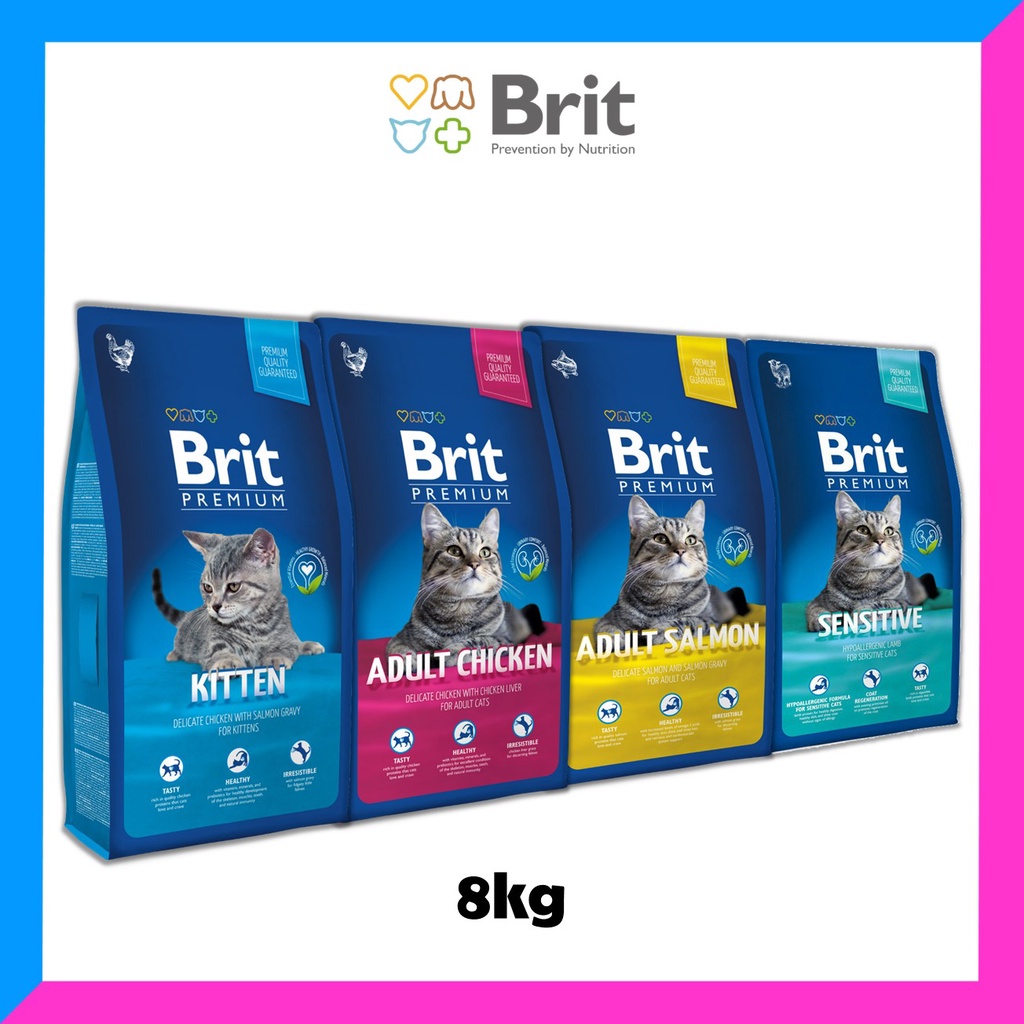 Brit Premium Cat 8kg - Brit Wellness Makanan Kucing Premium Best Cat ...