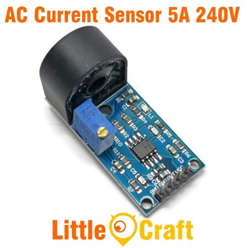 5A AC Current Sensor Transducer Module Build In Comparator Digital ...