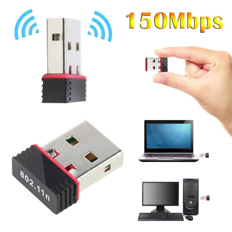 Mini USB WiFi Adapter Free Driver 150Mbps Wi-Fi Adapter for PC USB ...