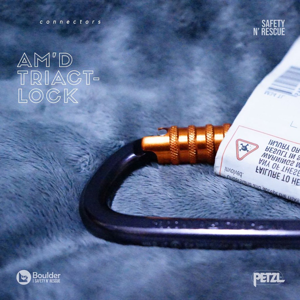 Petzl AMD TRICK LOCK CARABINER (old version) | Shopee Malaysia