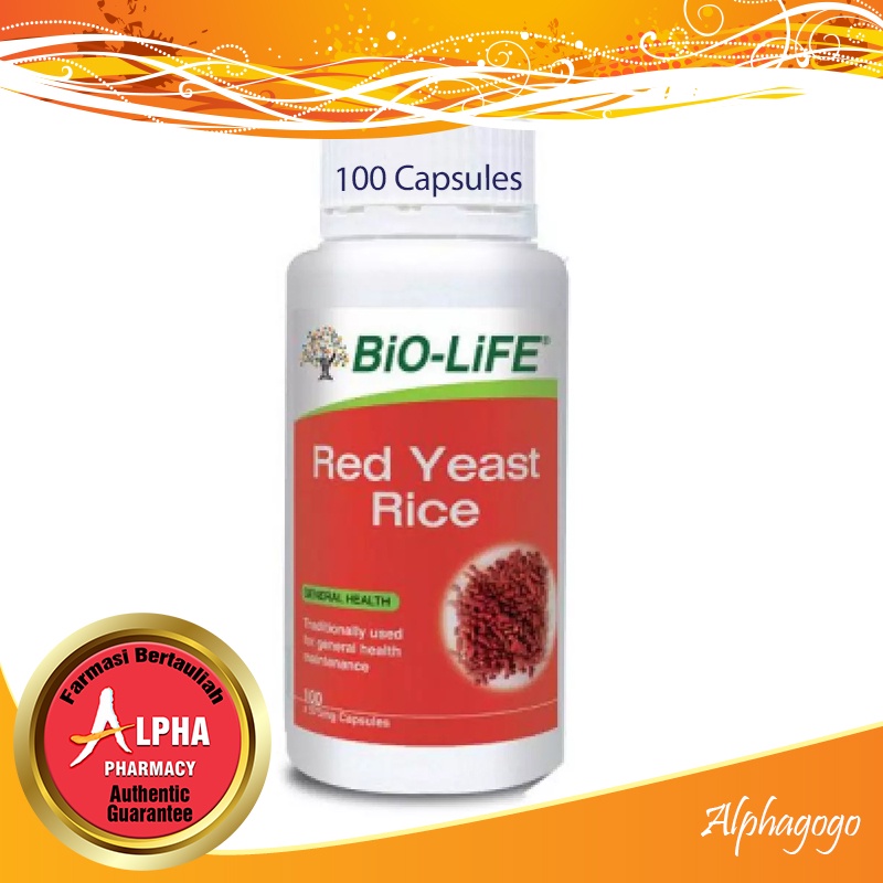 Bio-Life Red Yeast Rice (100 Capsules / 2 x 100 Capsules) | Shopee Malaysia