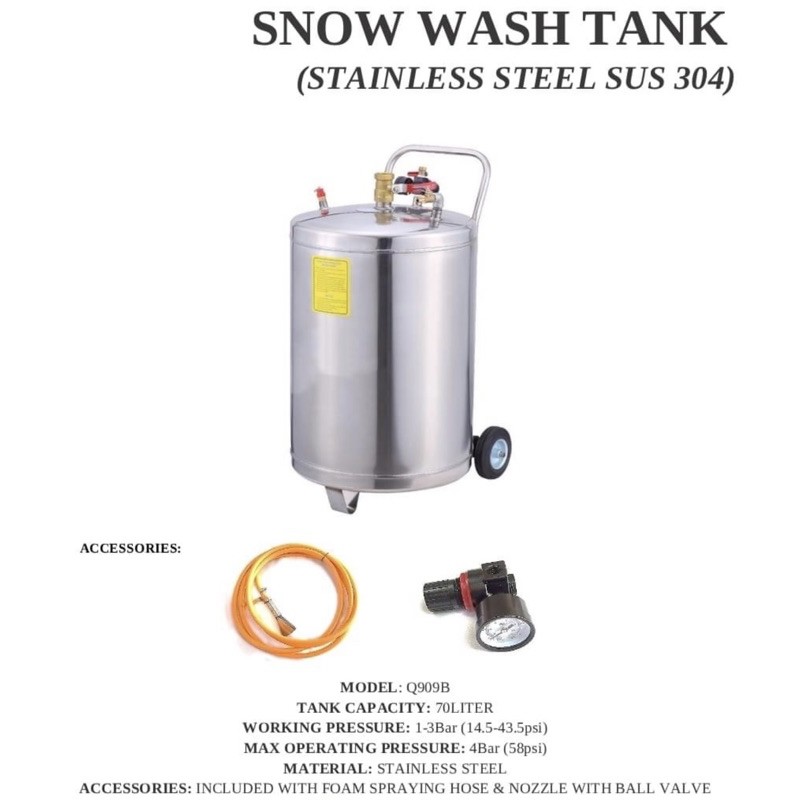 SNOW WASH TANK stainless steel | Shopee Malaysia