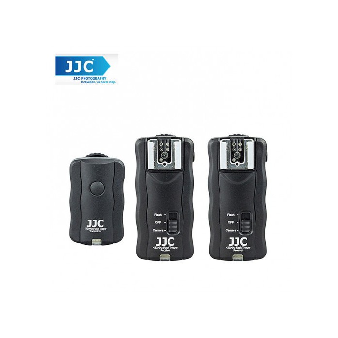 JJC JF-U2 433MHz Wireless Flash Trigger Set For Canon Nikon DSLR Camera | Shopee Malaysia