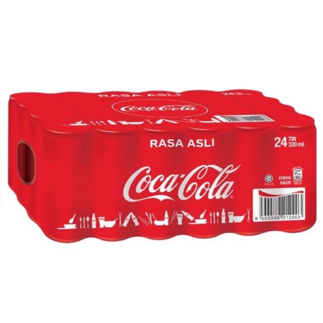 Coca Cola Rasa Asli 320ml x 24 | Shopee Malaysia