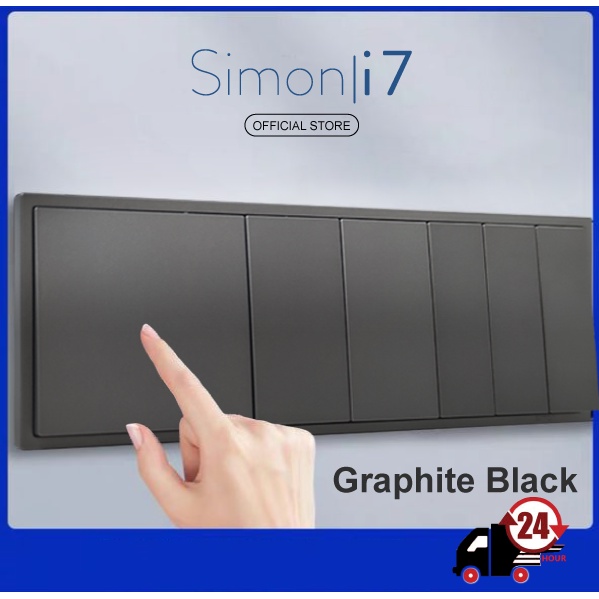 Simon I7 Series Switch / Switches & Socket Outlet (GRAPHIC BLACK ...