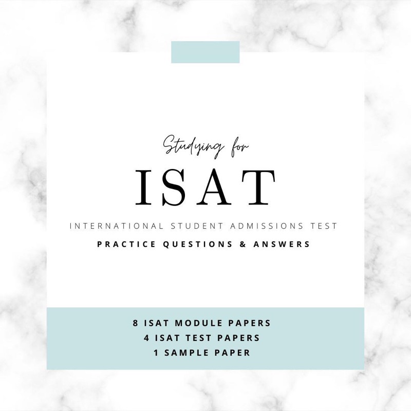 isat practice question (soft copy) | Shopee Malaysia