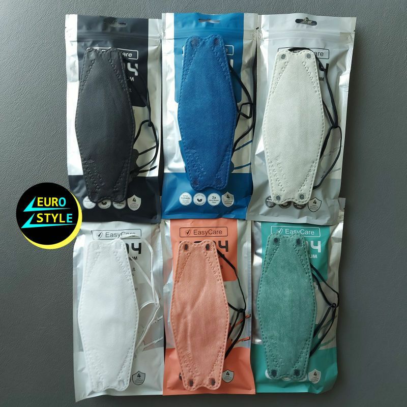 KF94 Face Mask 3D Fish Mouth Disposable Head loop 4ply Korea Design 10 ...