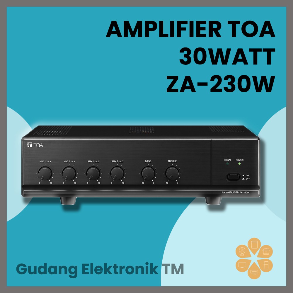 Toa 30w Amplifier ZA-230W | Shopee Malaysia