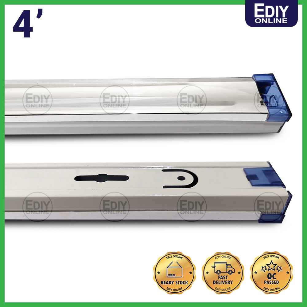 LED CASING ONLY 4 FEET (REFLECTOR) 50PCS FOR ALL T8 LED TUBE | Shopee ...