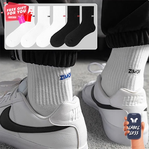 LABELLESS Unisex socks men long socks women socks fashion sport socks ...