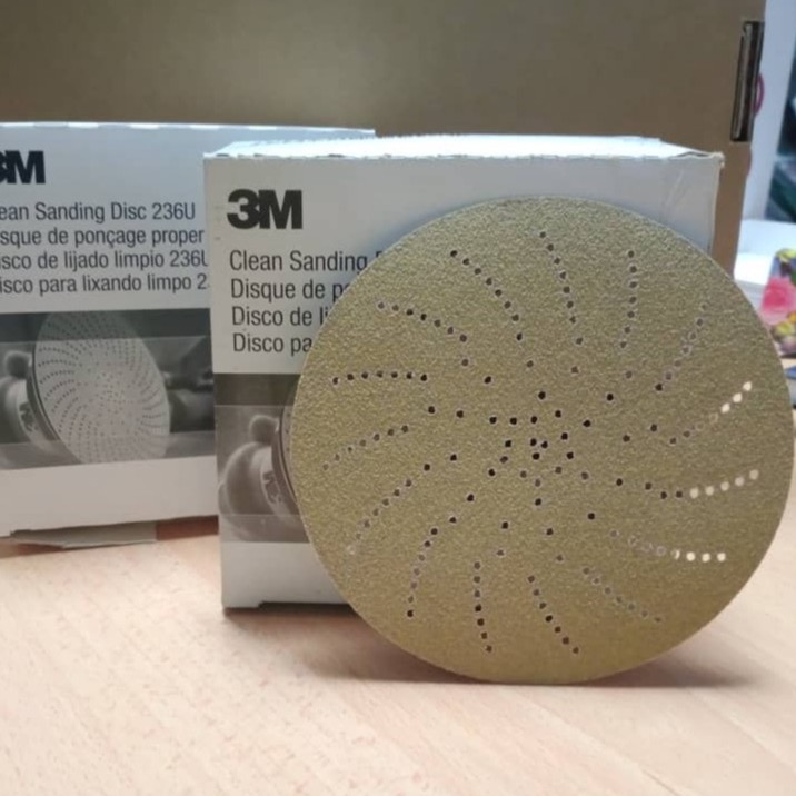 ( READY STOCK) 3M Clean Sanding Disc 236U & 216U @ 127mm Dia | Shopee ...