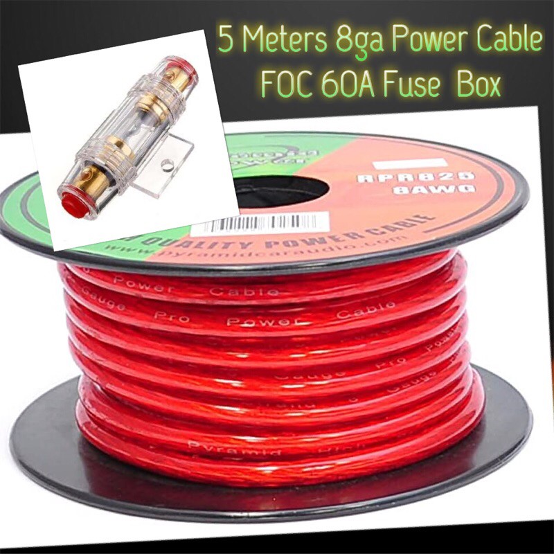 5 Meters High quality 8Ga power cable | Shopee Malaysia